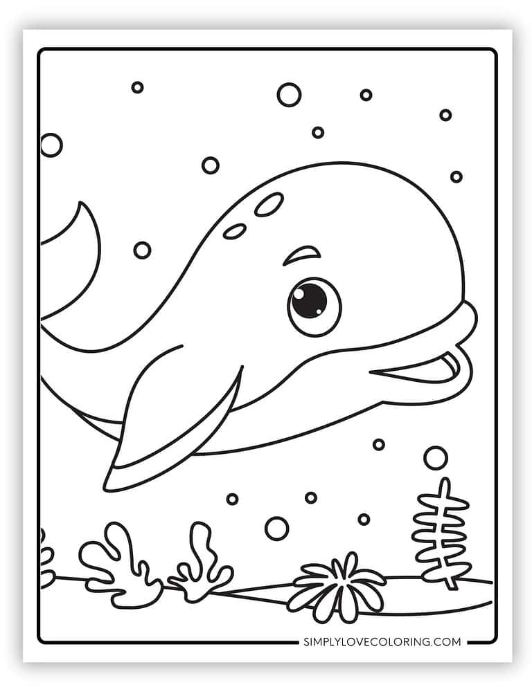 35 Whale Coloring Pages (Free PDF Printables) - Simply Love Coloring