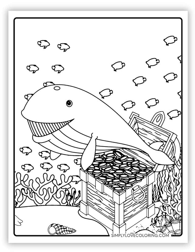 35 Whale Coloring Pages (Free PDF Printables) - Simply Love Coloring