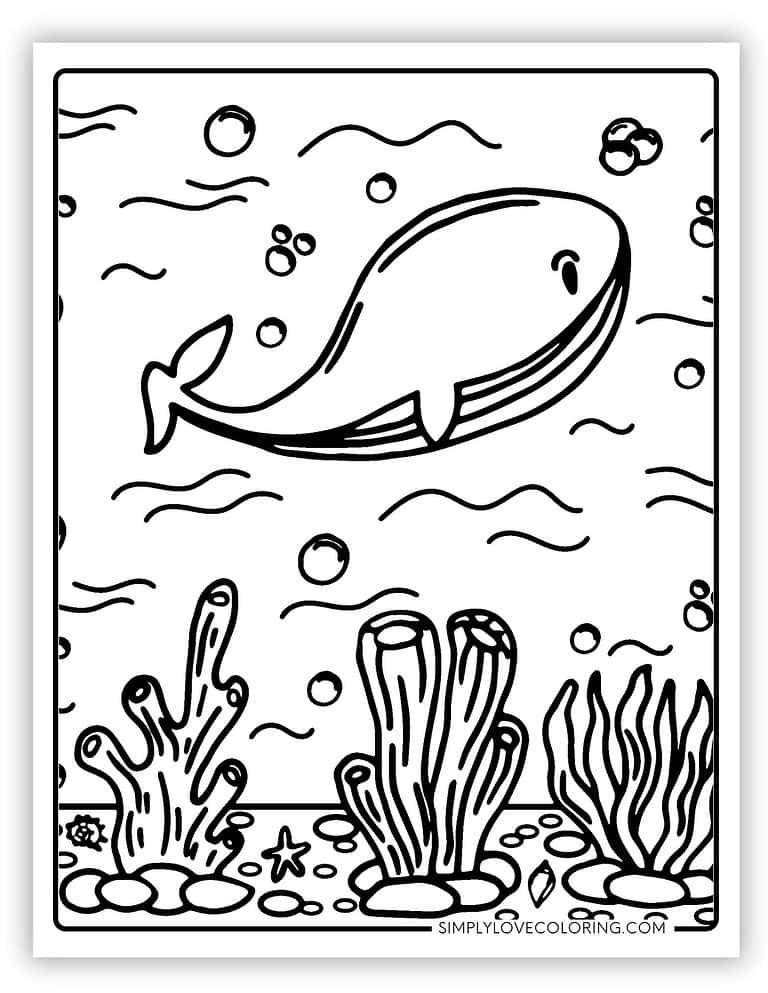 35 Whale Coloring Pages (Free PDF Printables) - Simply Love Coloring