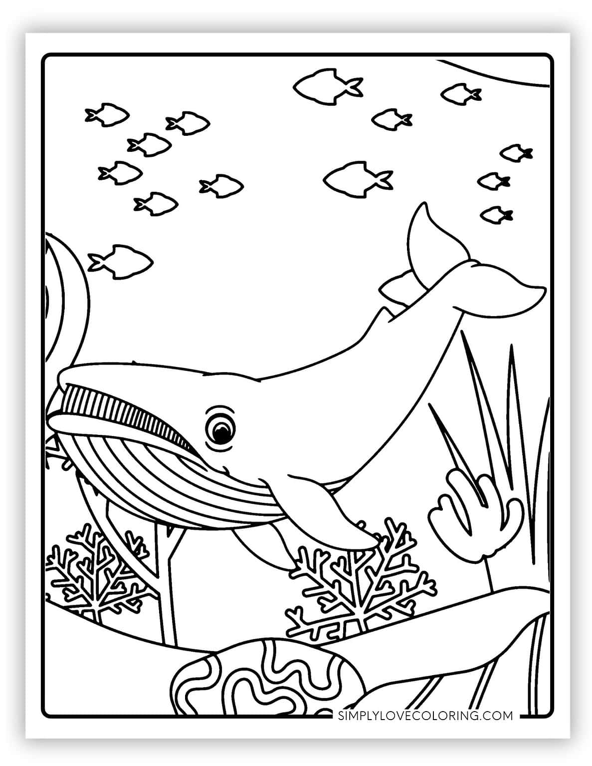 35 Whale Coloring Pages (Free PDF Printables) - Simply Love Coloring