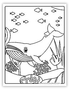 35 Whale Coloring Pages (Free PDF Printables) - Simply Love Coloring