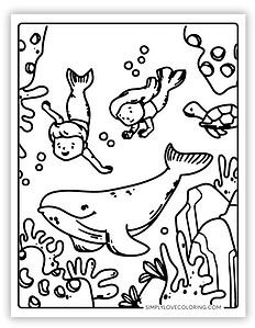 35 Whale Coloring Pages (Free PDF Printables) - Simply Love Coloring