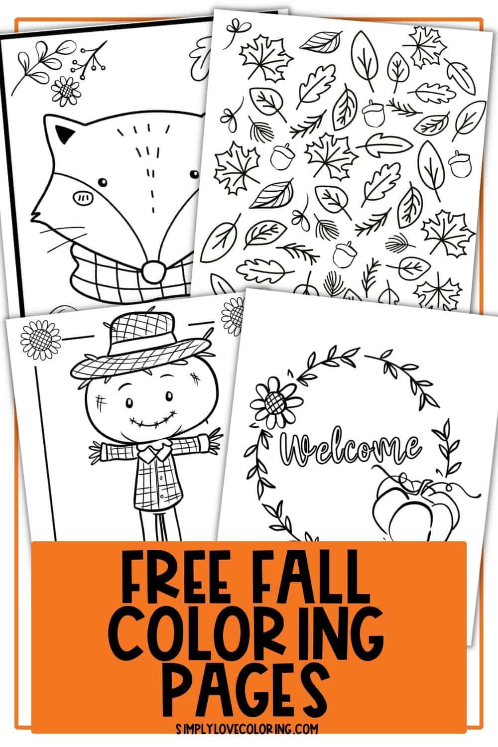 36 Fall Coloring Pages (Free PDF Printables) - Simply Love Coloring