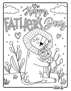 45 Father's Day Coloring Pages (Free PDF Printables) - Simply Love Coloring