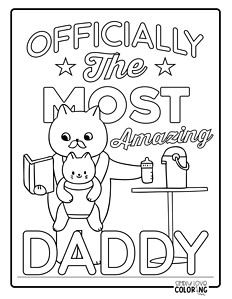 45 Father's Day Coloring Pages (Free PDF Printables) - Simply Love Coloring