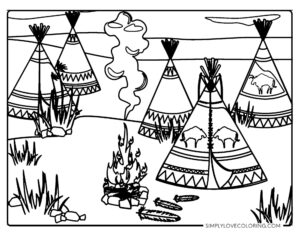 30 Campfire Coloring Pages (Free PDF Printables) - Simply Love Coloring