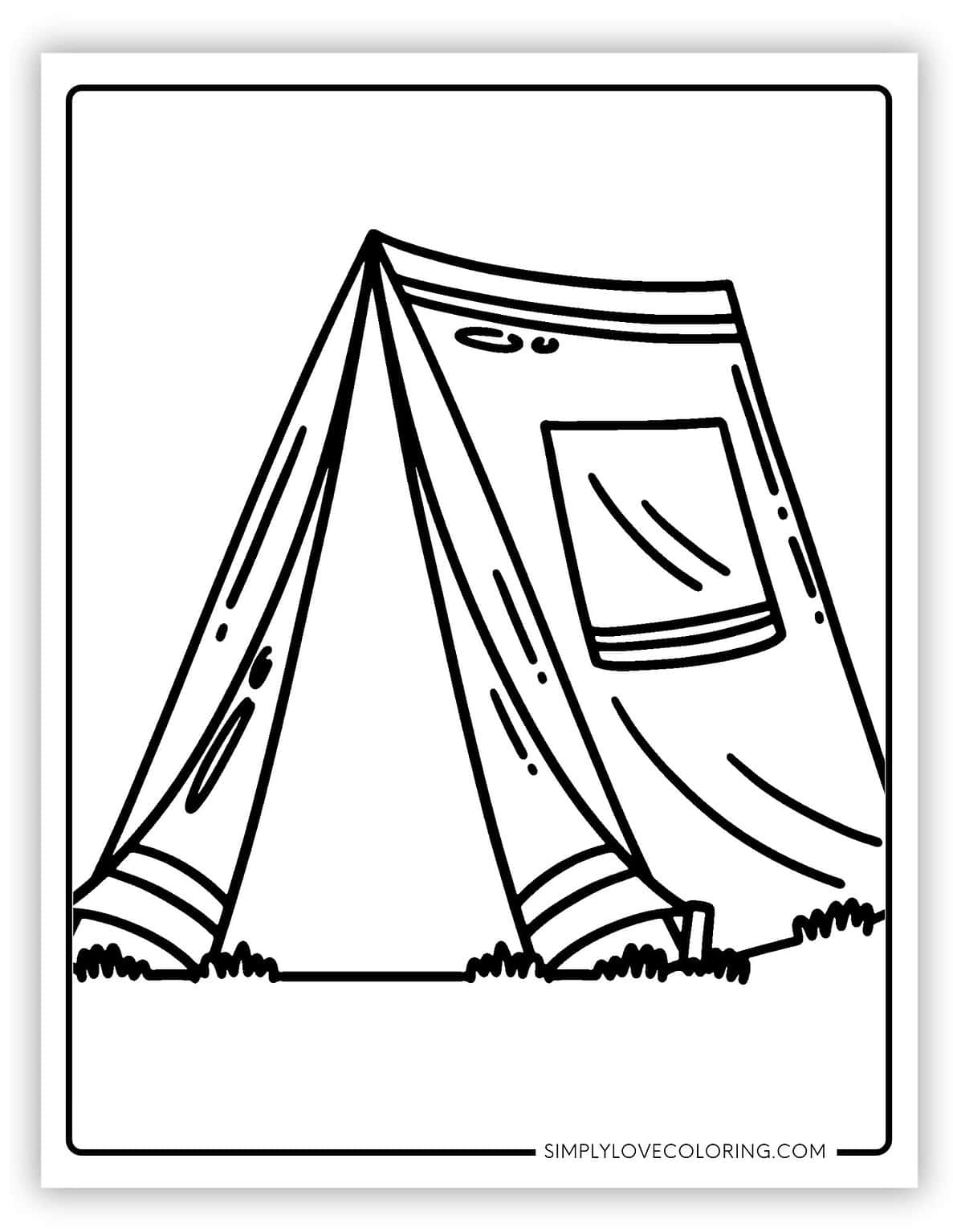 32 Camping Coloring Pages (Free PDF Printables) - Simply Love Coloring