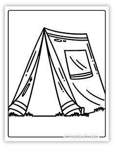 32 Camping Coloring Pages (Free PDF Printables) - Simply Love Coloring