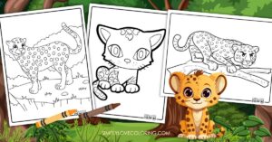 19 Cheetah Coloring Pages (Free PDF Printables) - Simply Love Coloring