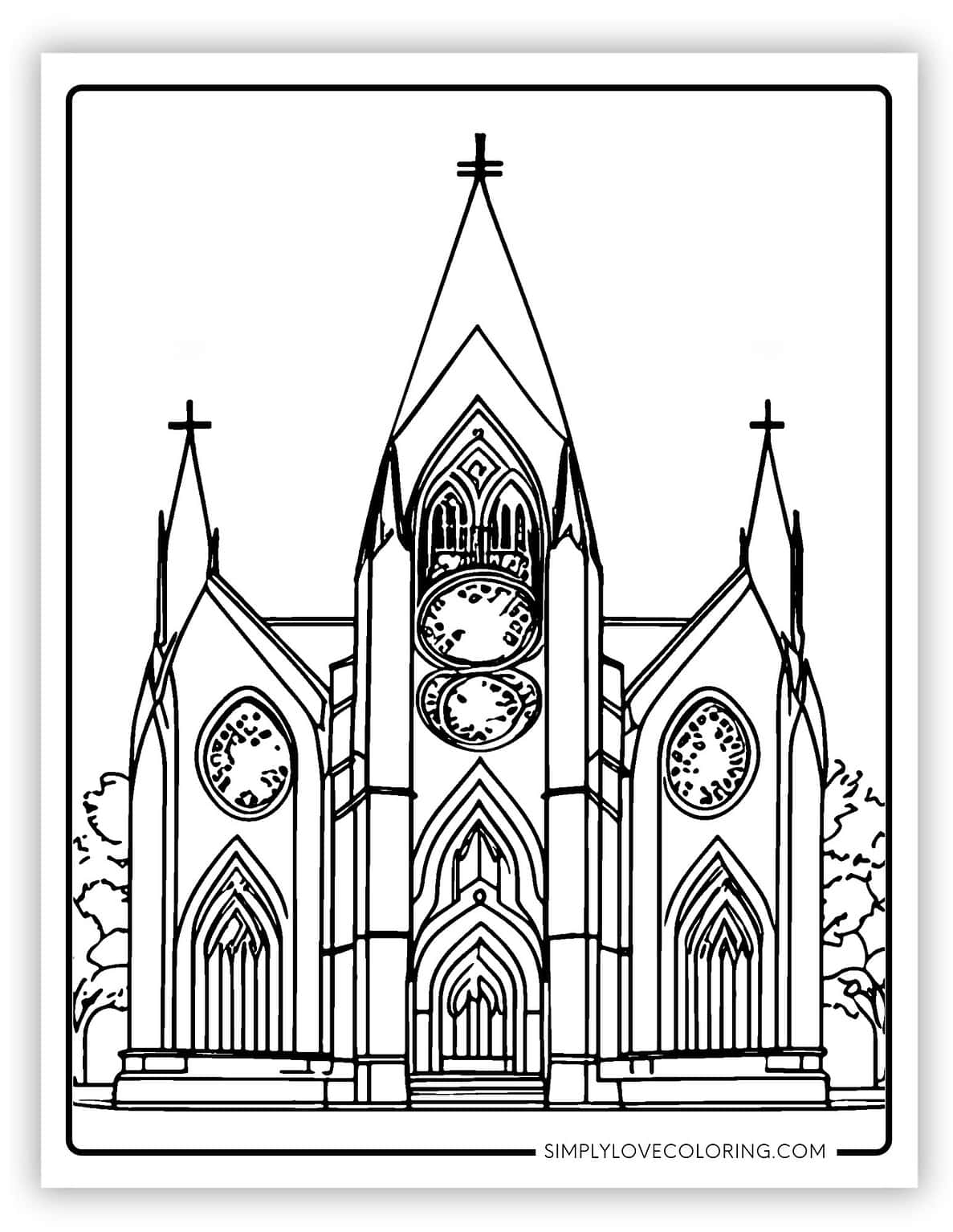 Church Coloring Pages (Free PDF Printables) - Simply Love Coloring