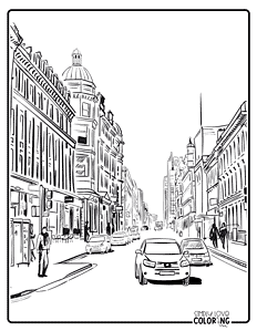 26 Building Coloring Pages (Free PDF Printables) - Simply Love Coloring