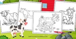 21 Cute Cow Coloring Pages (Free PDF Printables) - Simply Love Coloring