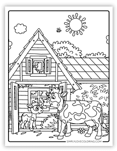 21 Cute Cow Coloring Pages (Free PDF Printables) - Simply Love Coloring