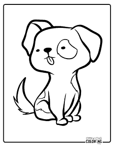 Dog Coloring Pages (Free PDF Printables) - Simply Love Coloring