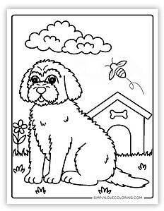 62 Cute Dog Coloring Pages (Free PDF Printables) - Simply Love Coloring