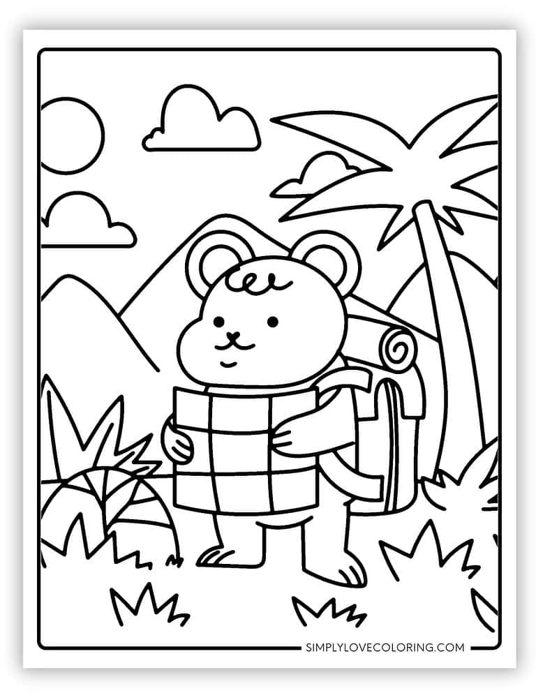 32 Camping Coloring Pages (Free PDF Printables) - Simply Love Coloring