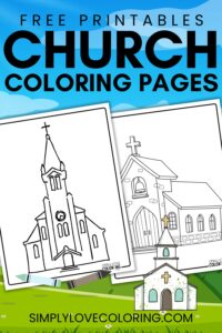 Church Coloring Pages (Free PDF Printables) - Simply Love Coloring