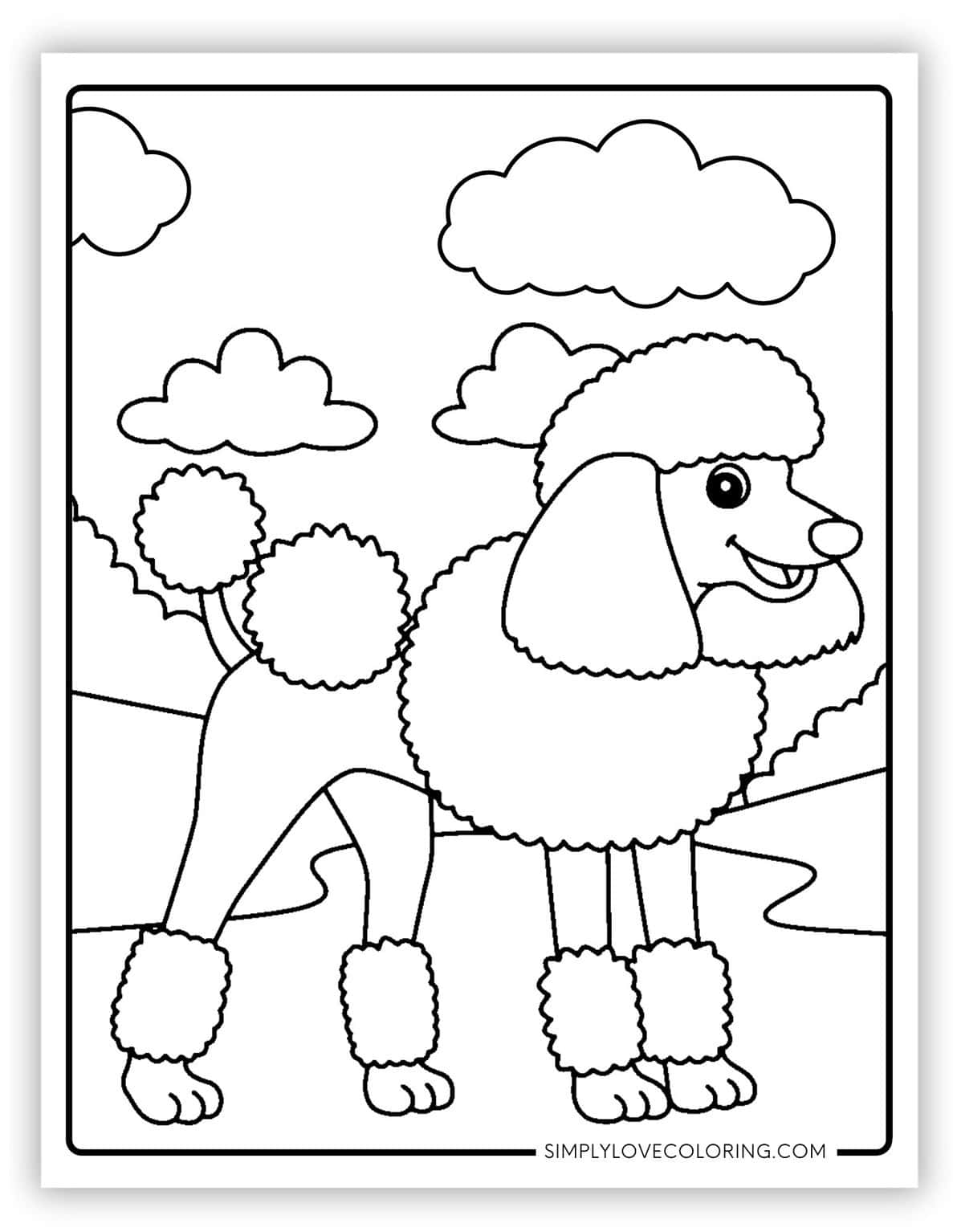 62 Cute Dog Coloring Pages (Free PDF Printables) - Simply Love Coloring