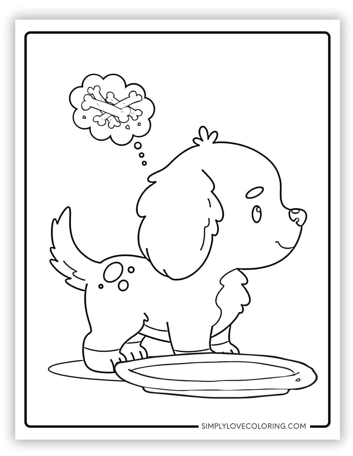 62 Cute Dog Coloring Pages (Free PDF Printables) - Simply Love Coloring