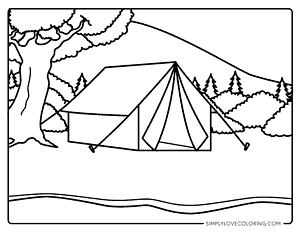 32 Camping Coloring Pages (Free PDF Printables) - Simply Love Coloring