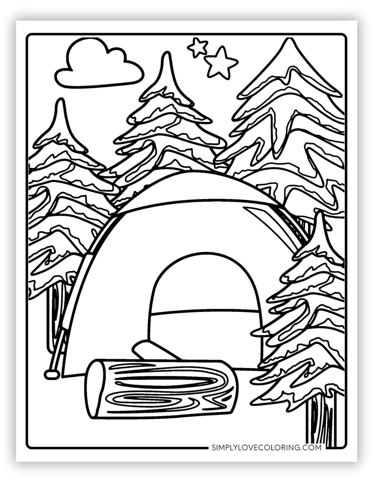 32 Camping Coloring Pages (Free PDF Printables) - Simply Love Coloring