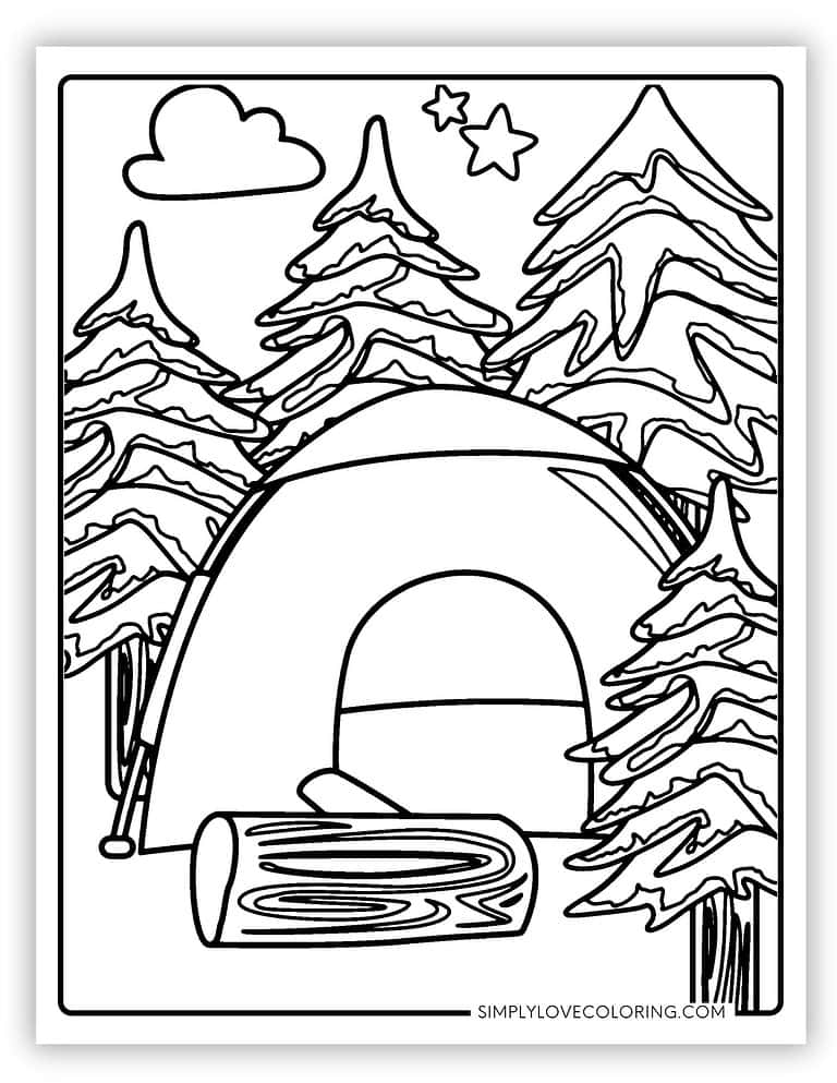 32 Camping Coloring Pages (Free PDF Printables) - Simply Love Coloring