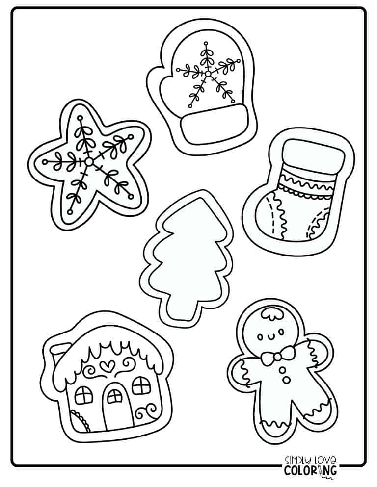 21 Cute Cookie Coloring Pages (Free PDF Printables) - Simply Love Coloring