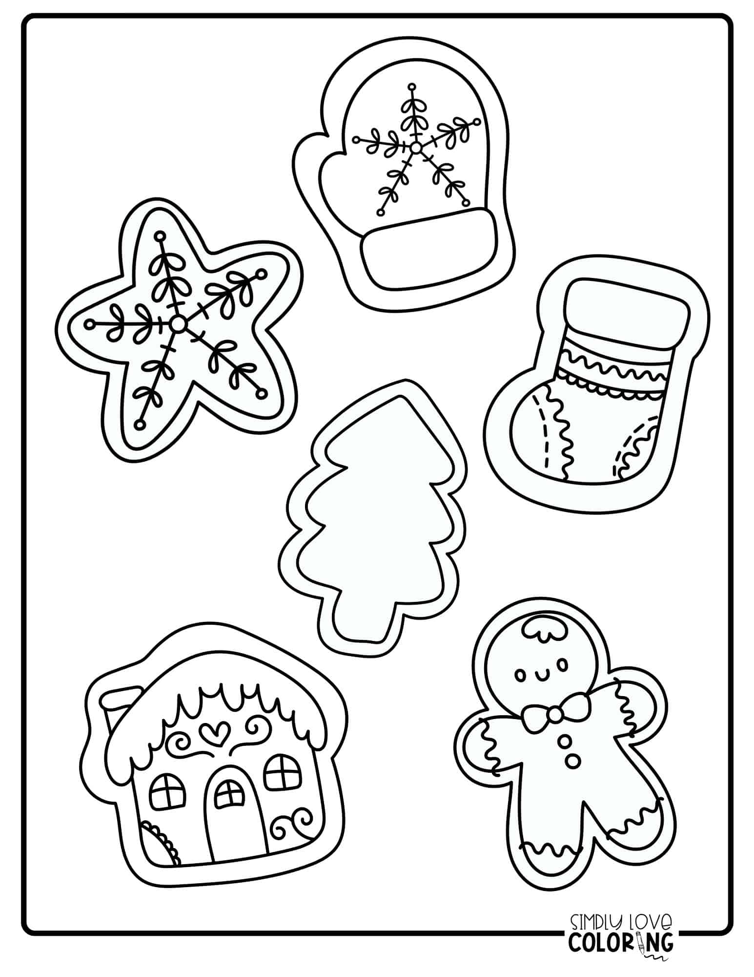Free Cookie Coloring Pages - Simply Love Coloring
