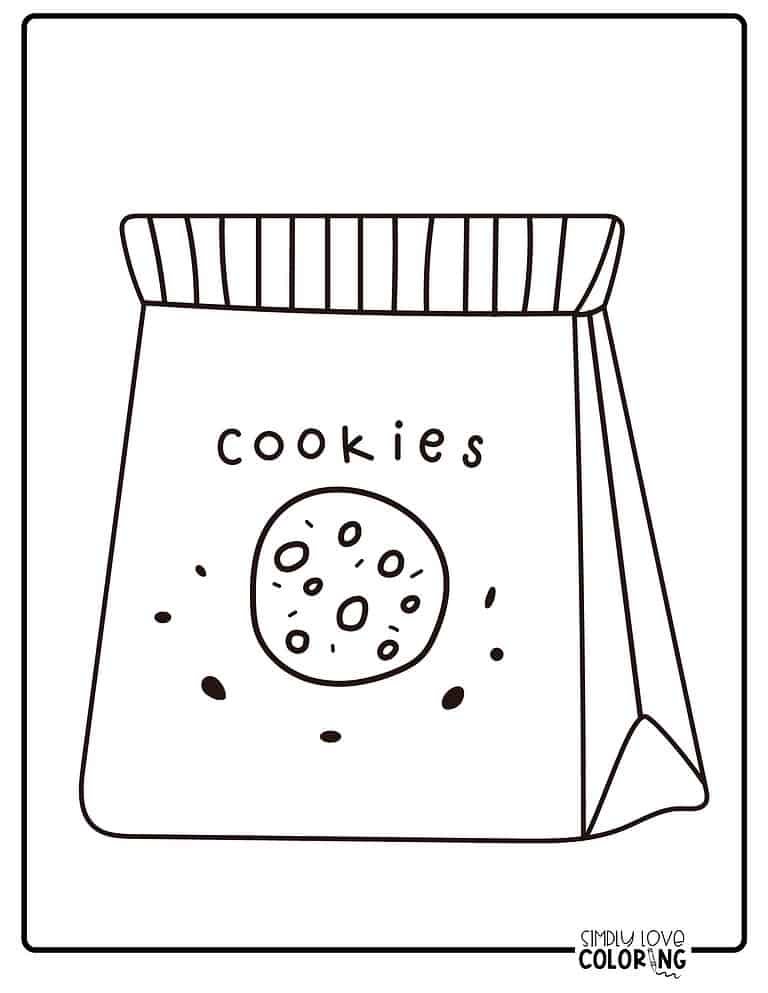 21 Cute Cookie Coloring Pages (Free PDF Printables) - Simply Love Coloring