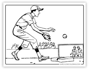 29 Baseball Coloring Pages (Free PDF Printables) - Simply Love Coloring
