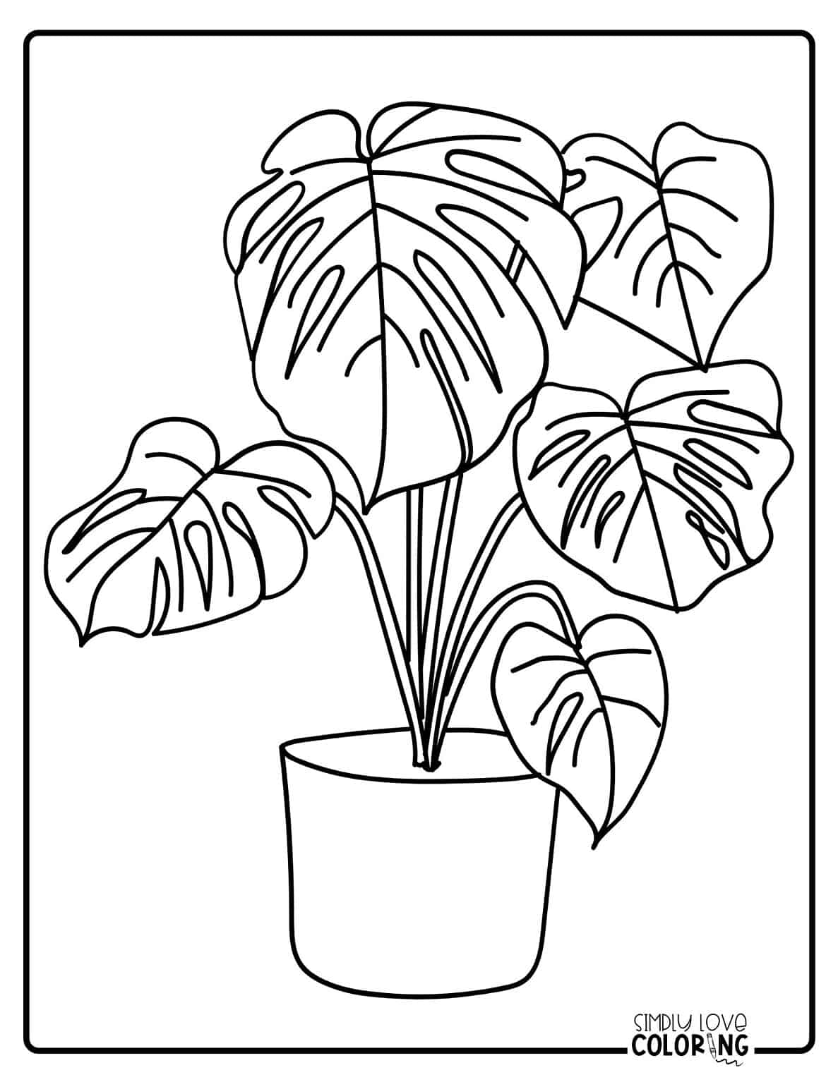 31 Pretty Plants Coloring Pages (Free PDF Printables) - Simply Love ...