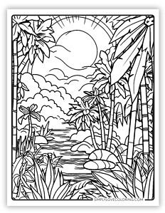 59 Majestic Nature Coloring Pages (Free PDF Printables) - Simply Love ...