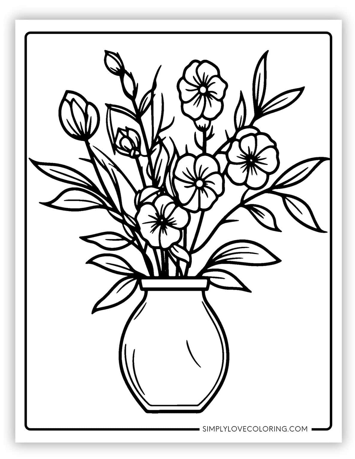 31 Pretty Plants Coloring Pages (Free PDF Printables) - Simply Love ...