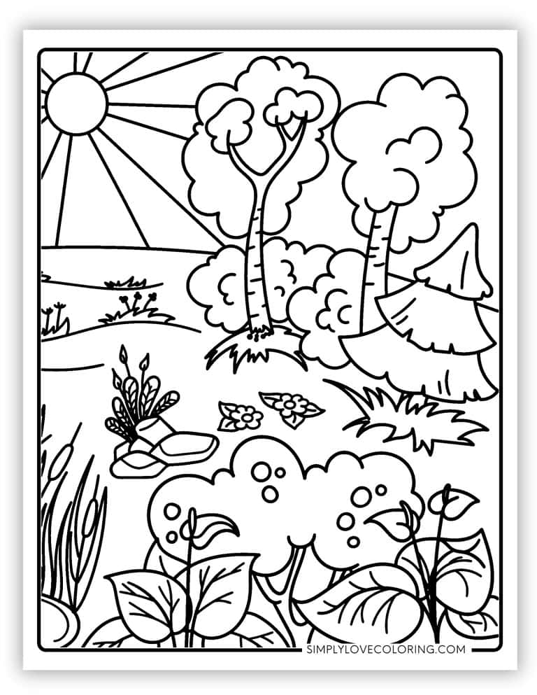 59 Majestic Nature Coloring Pages (Free PDF Printables) - Simply Love ...