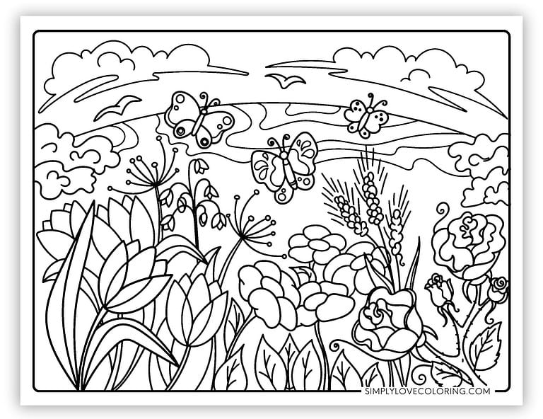 59 Majestic Nature Coloring Pages (Free PDF Printables) - Simply Love ...