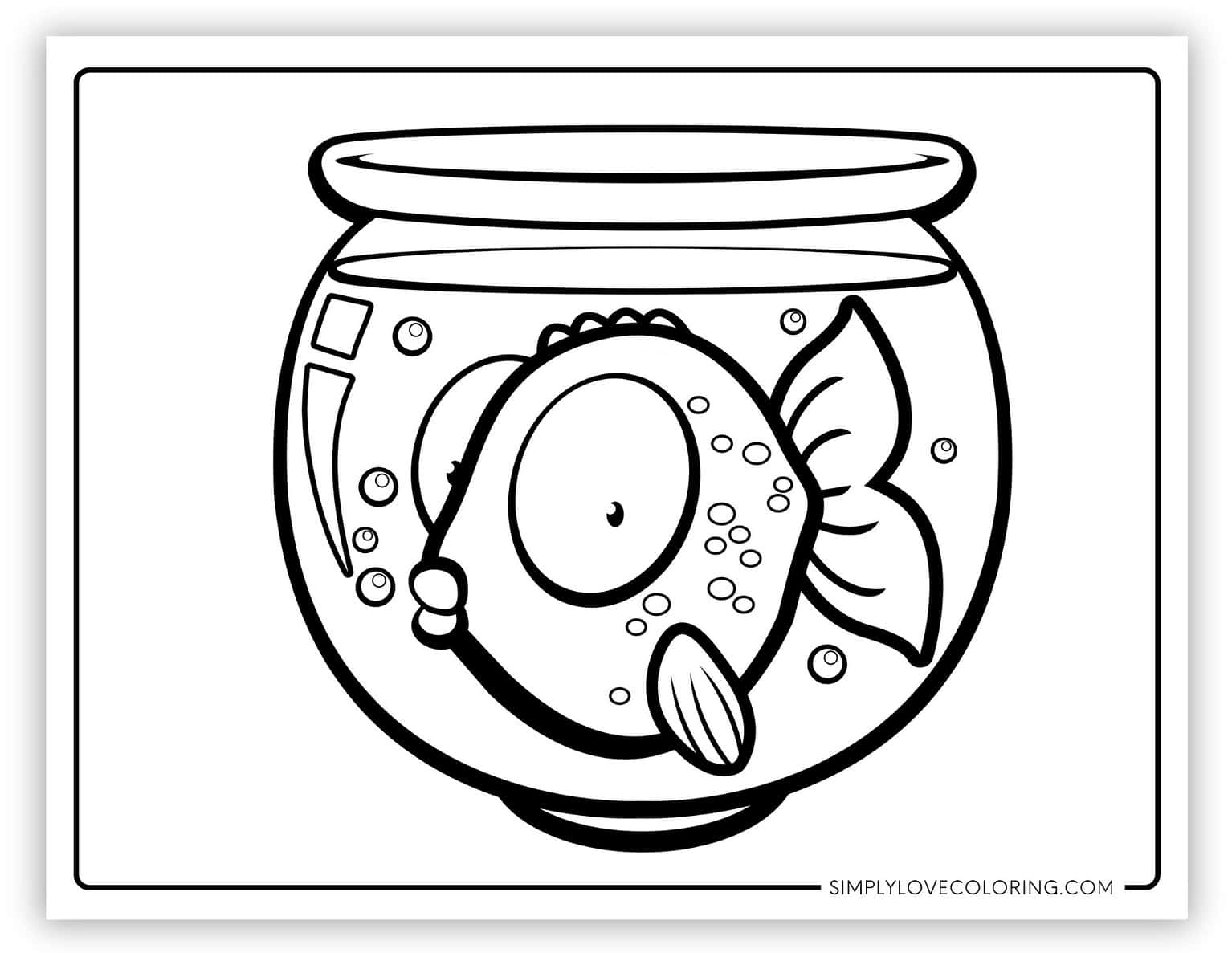 37 Goldfish Coloring Pages (Free PDF Printables) - Simply Love Coloring