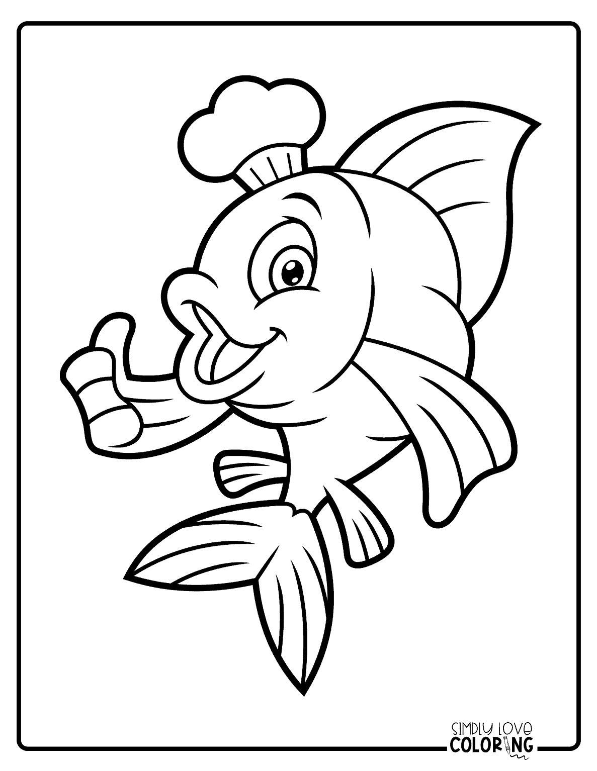 34 Interesting Fish Coloring Pages (Free PDF Printables) - Simply Love ...