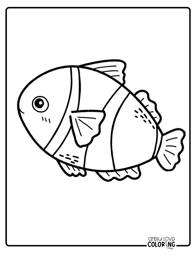 34 Interesting Fish Coloring Pages (Free PDF Printables) - Simply Love ...