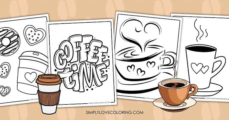 Hot Chocolate Coloring Pages (Free PDF Printables) - Simply Love Coloring