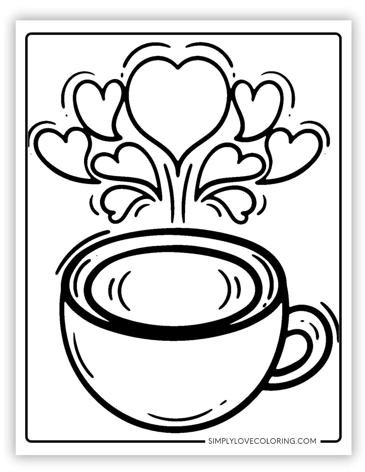42 Coffee Coloring Pages (Free PDF Printables) - Simply Love Coloring