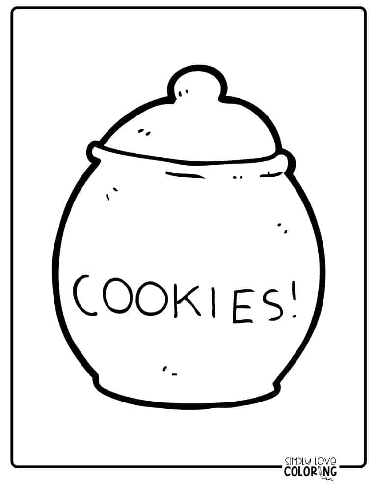 21 Cute Cookie Coloring Pages (Free PDF Printables) - Simply Love Coloring