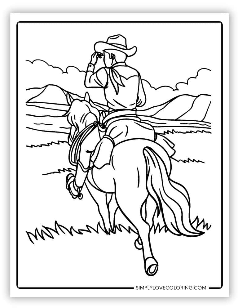 35 Horse Coloring Pages (Free PDF Printables) - Simply Love Coloring