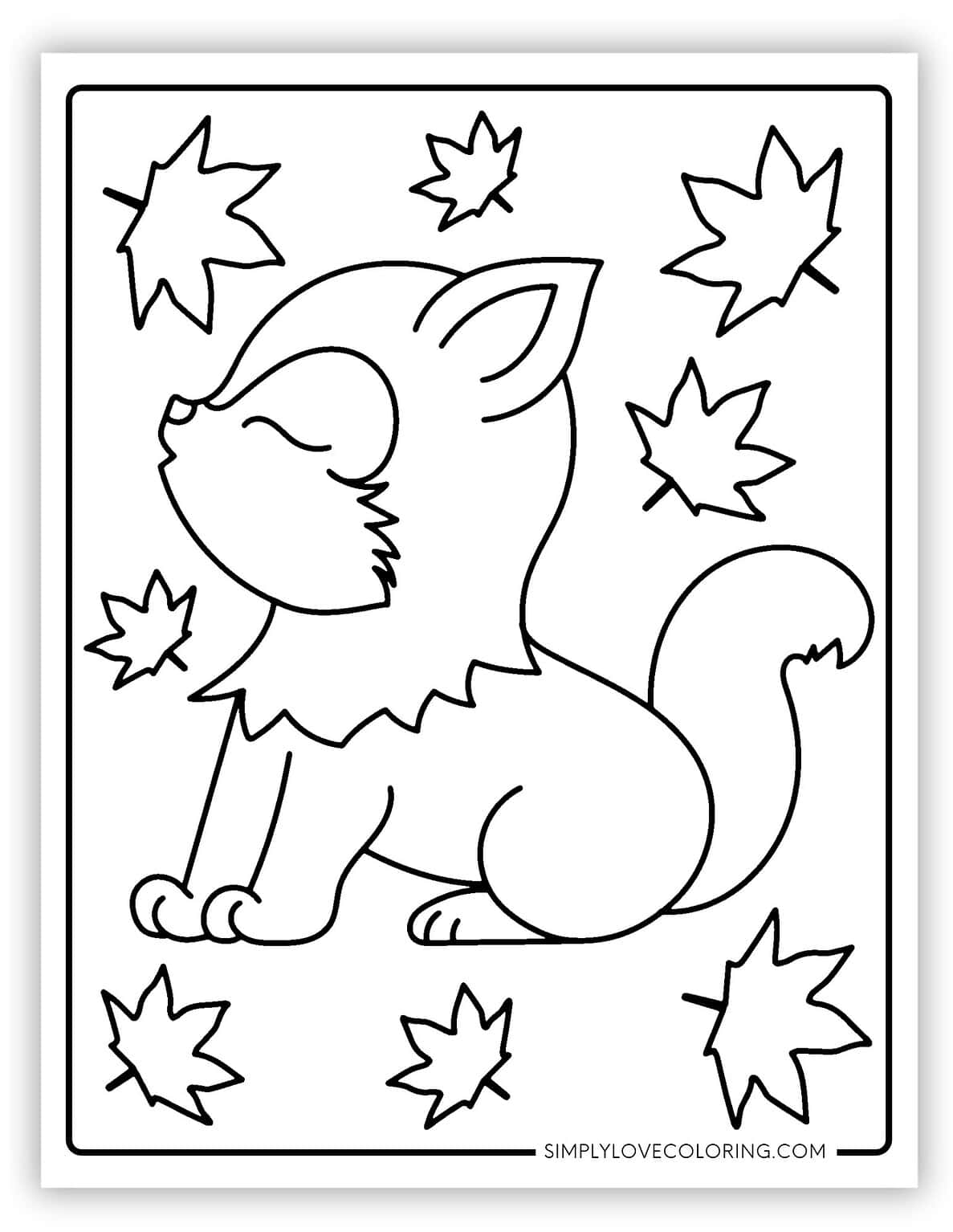 Wolf Coloring Pages (Free PDF Printables) - Simply Love Coloring