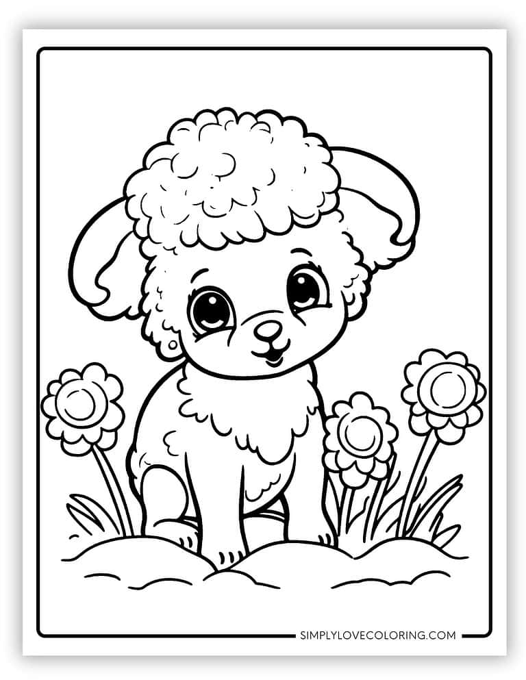 42 Lamb Coloring Pages (Free PDF Printables) - Simply Love Coloring