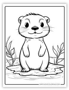 27 Otter Coloring Pages (Free PDF Printables) - Simply Love Coloring