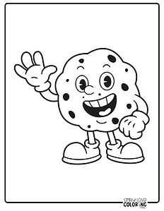 21 Cute Cookie Coloring Pages (Free PDF Printables) - Simply Love Coloring