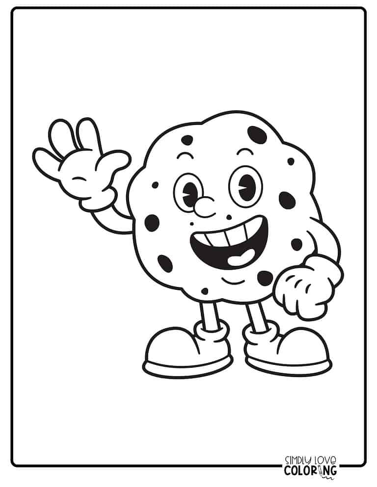 21 Cute Cookie Coloring Pages (Free PDF Printables) - Simply Love Coloring
