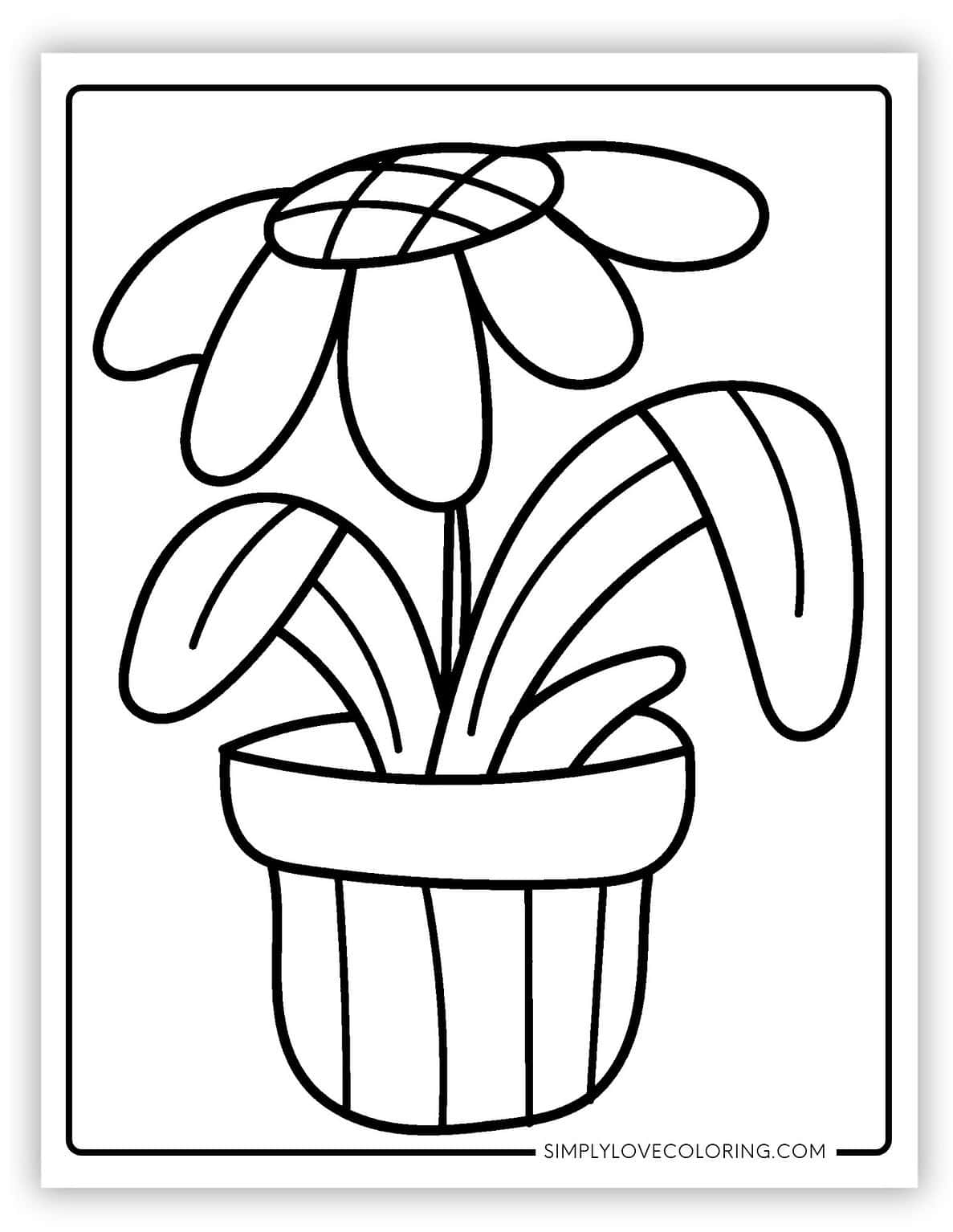 31 Pretty Plants Coloring Pages (Free PDF Printables) - Simply Love ...