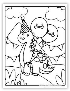 41 Mysterious Dinosaur Coloring Pages (Free PDF Printables) - Simply ...
