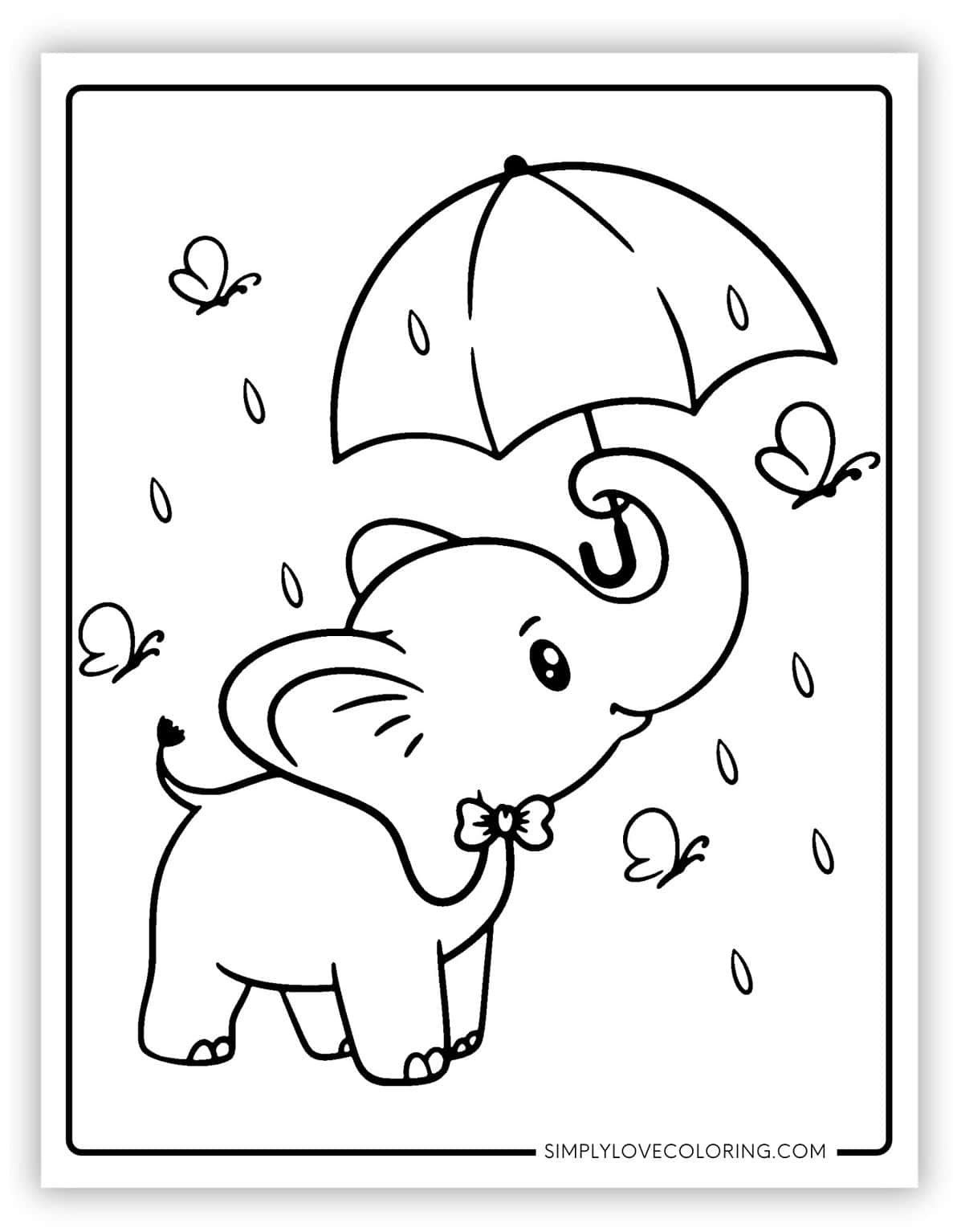 35 Rain Coloring Pages (Free PDF Printables) - Simply Love Coloring